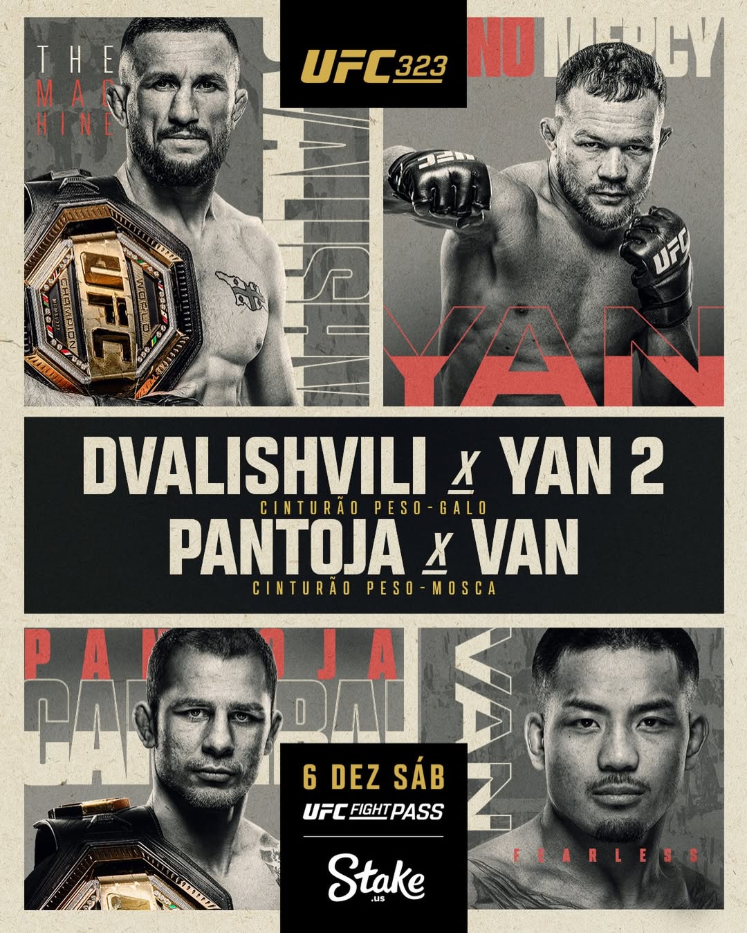 UFC 323 – Dvalishvili vs Yan 2 | Full Card Preview